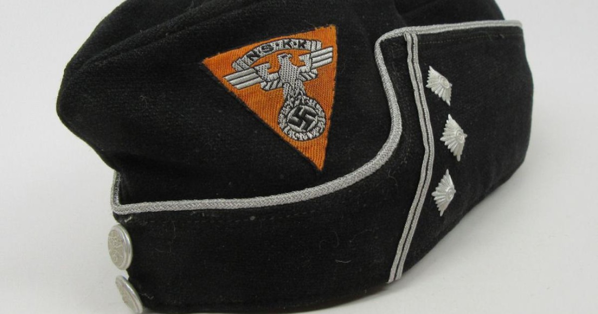 NSKK Obersturmführer Side Cap - Wehrmacht-Militaria