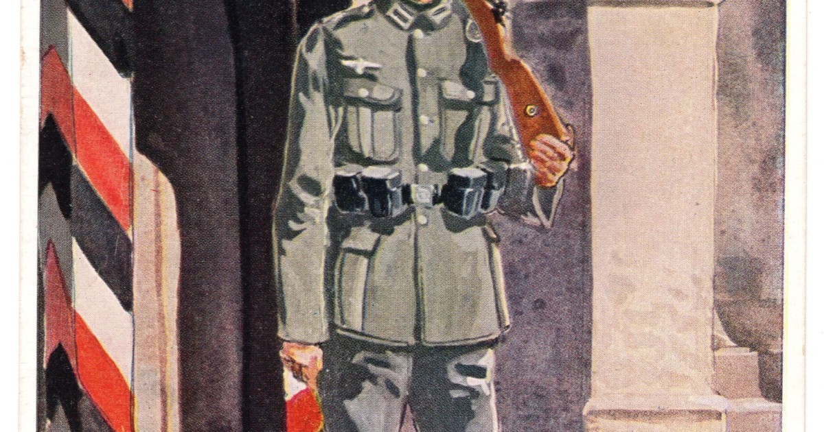Heer Sentry Guard Post Postcard