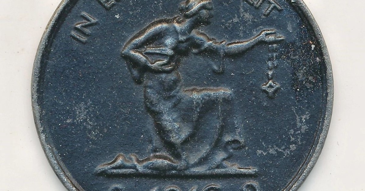 In Eiserner Zeit 1916 Table Medal