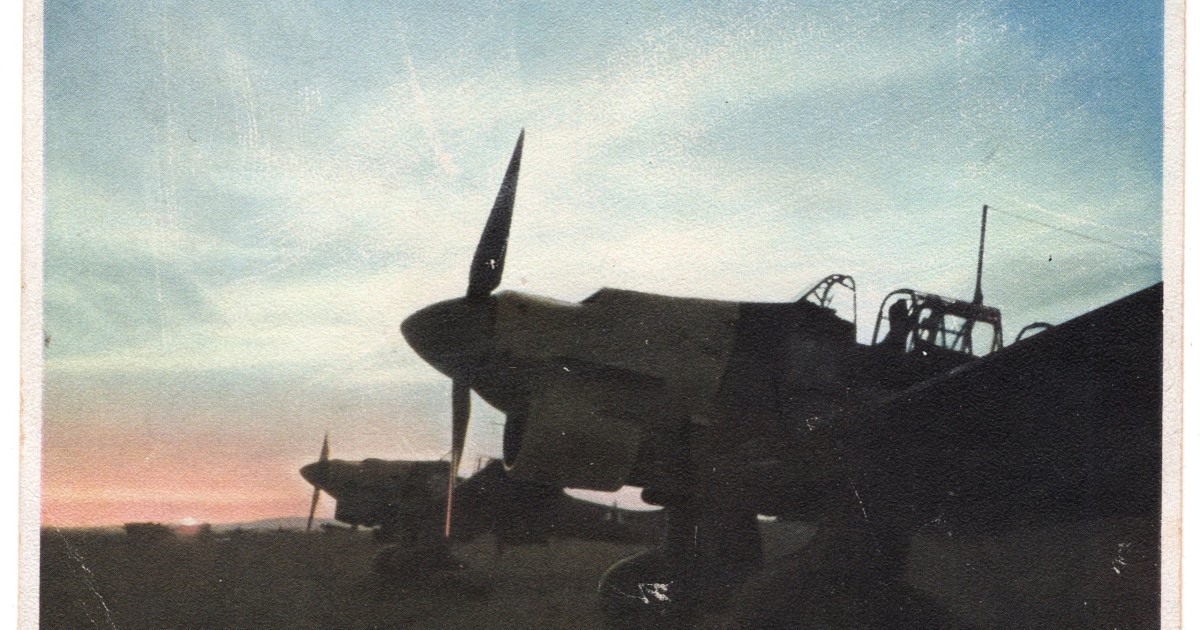 JU-87 Stuka Postcard