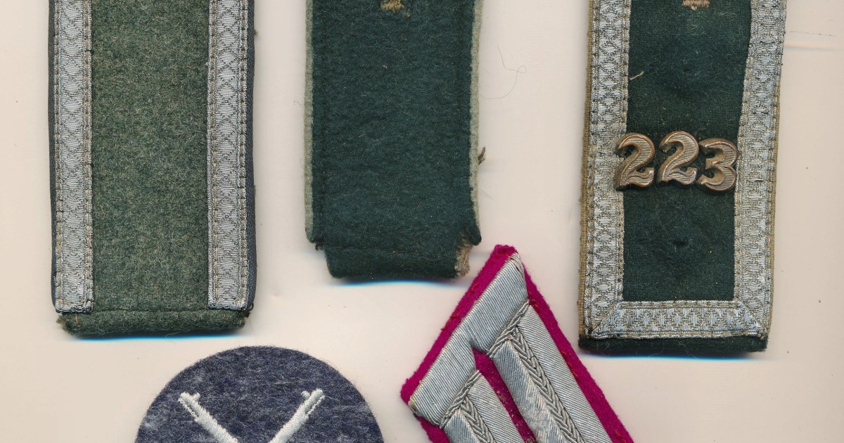 Lot of Wehrmacht Collar Tab & Shoulder Board Insignia