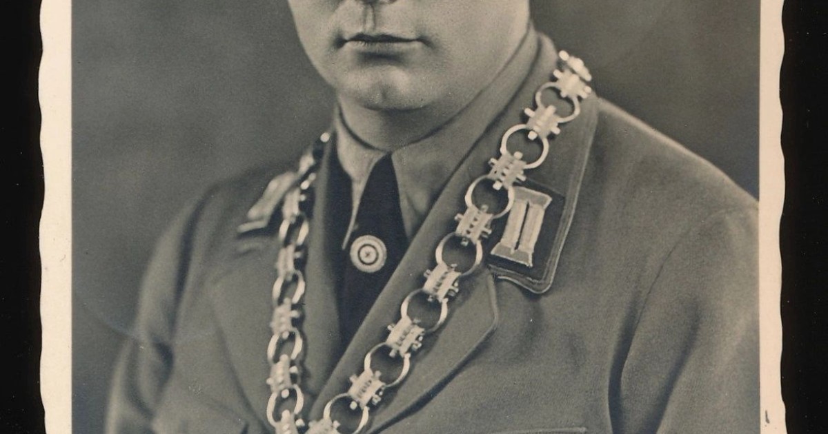 Photo Postcard of Reichshandwerksführer Wilhelm Georg Schmidt