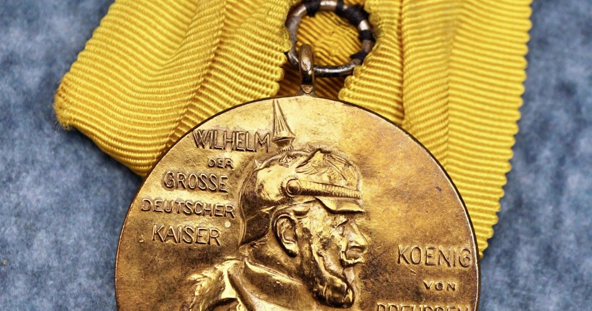 SOLD - 1897 Prussian Kaiser Wilhelm Centennial Medal