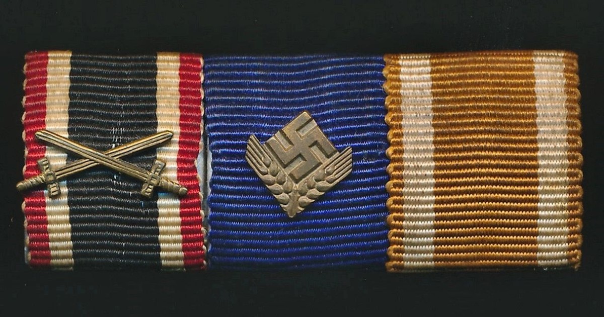 SOLD - 3 Place RAD Service Ribbon Bar