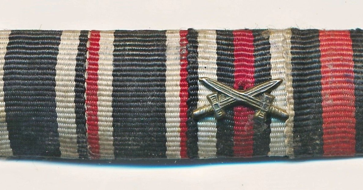 SOLD - 4 Place Third Reich era Service Ribbon Bar