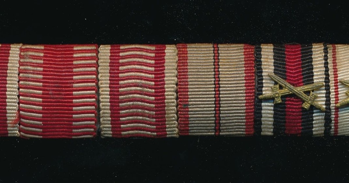 SOLD - 8 Place Imperial Ribbon Bar
