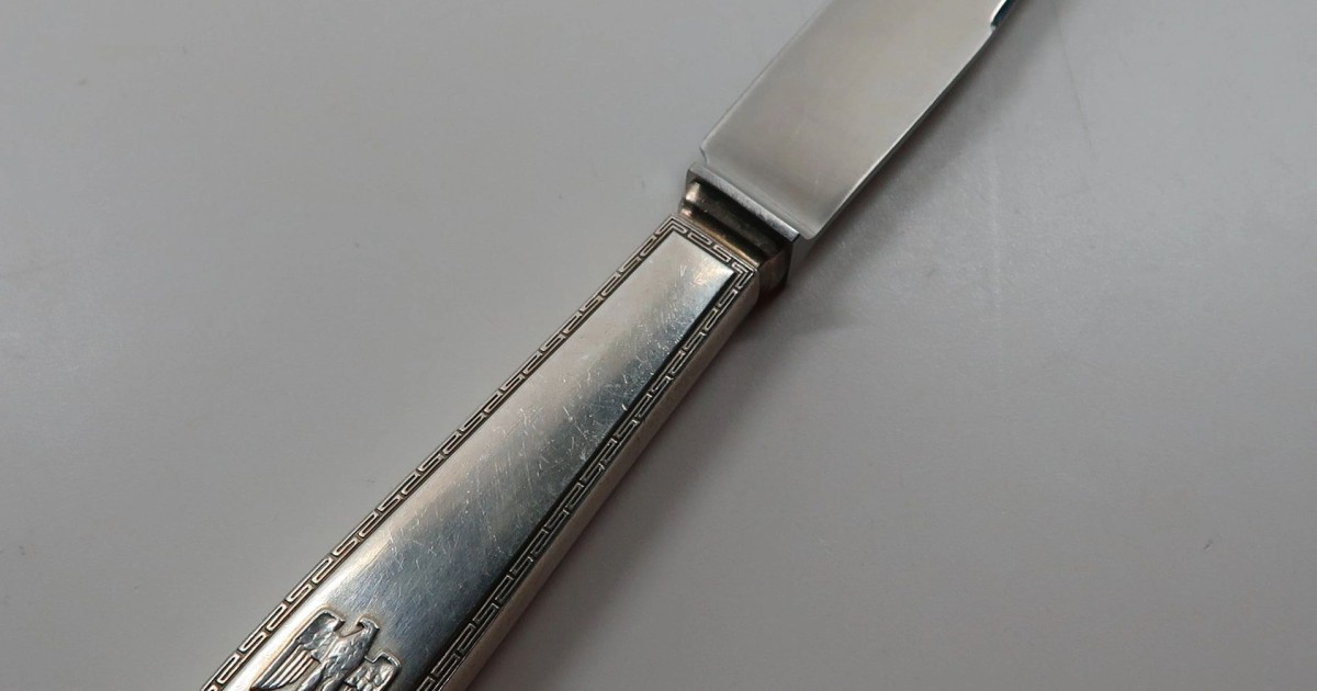 SOLD - Adolf Hitler formal pattern dessert knife