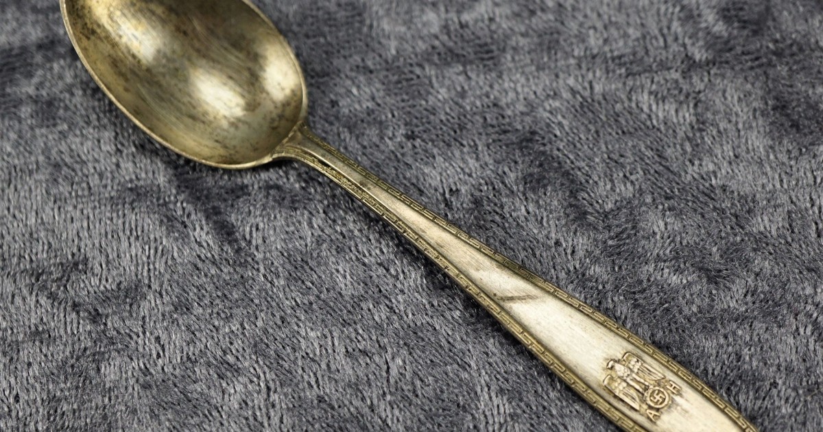 SOLD - Adolf Hitler formal pattern dessert spoon