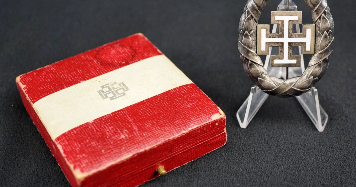 SOLD - Cased Austrian Fatherland Front Honor Cross in Silver