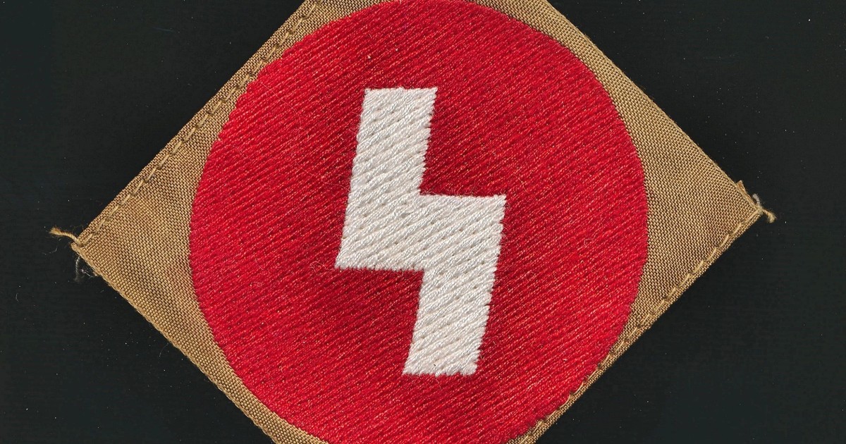 SOLD - Deutsches Jungvolk Sig Rune Sleeve Insignia w/ RZM Tag