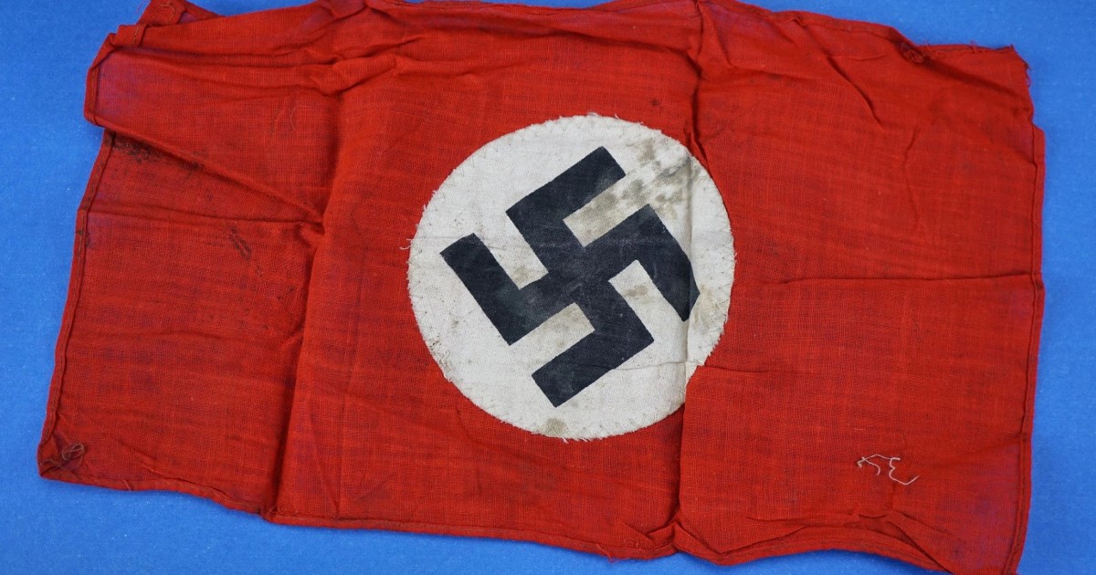 SOLD - Display Size Double Sided NSDAP Flag