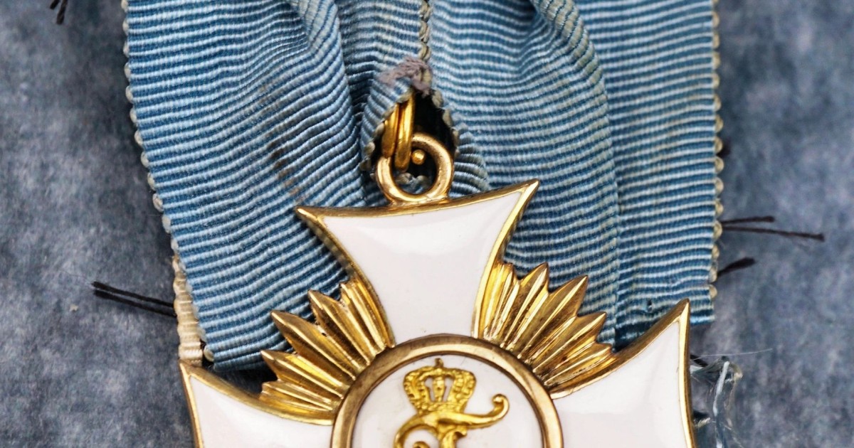 SOLD - Friedrich Order in Gold 1st Class Knights Cross