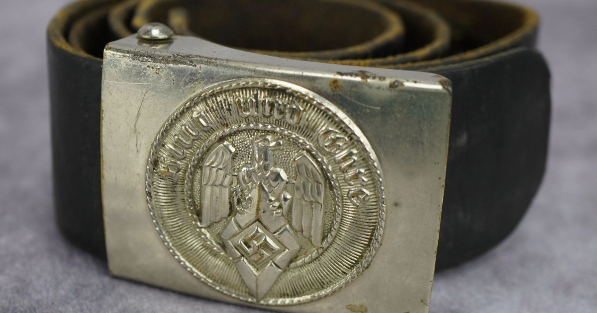 SOLD - Hitler Youth Belt & Buckle in Nickel