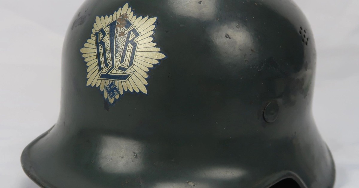 SOLD - M34 Lightweight Helmet with RLB Starburst Decal