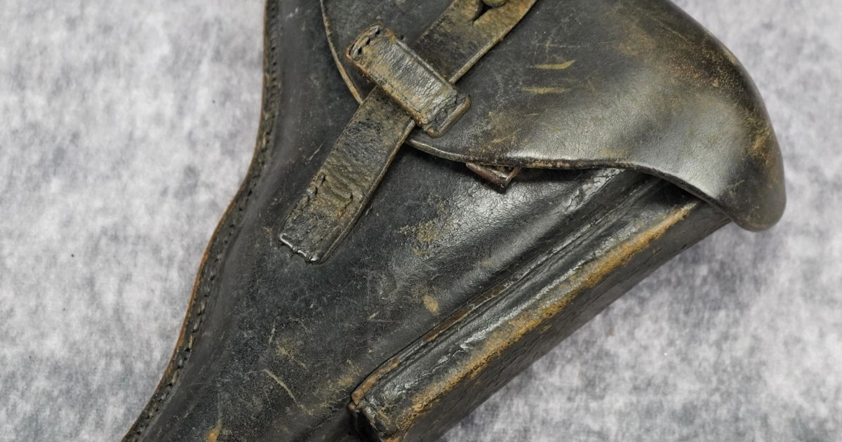 SOLD - P08 Police Luger Holster - 1933 dated and with take-down tool