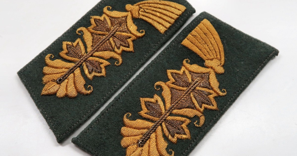 SOLD - Prussian General Collar Tabs