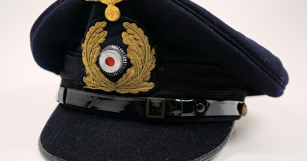 SOLD - RARE Cloth Bill Kriegsmarine NCO Visor