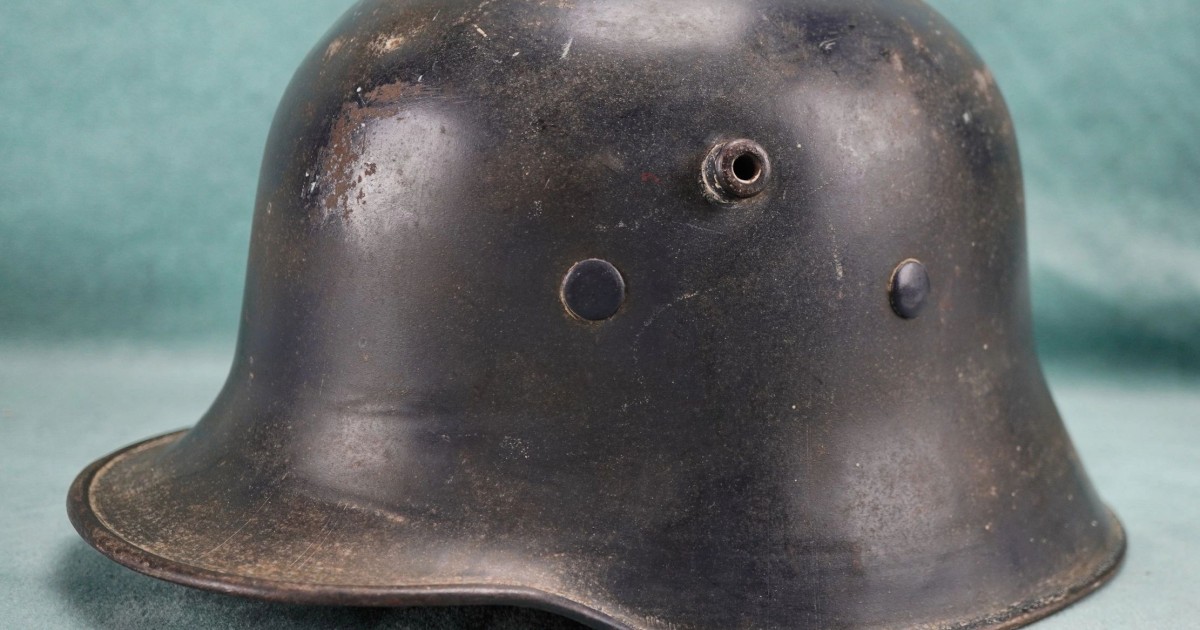 SOLD - SS RZM Marked Himmler Style Helmet