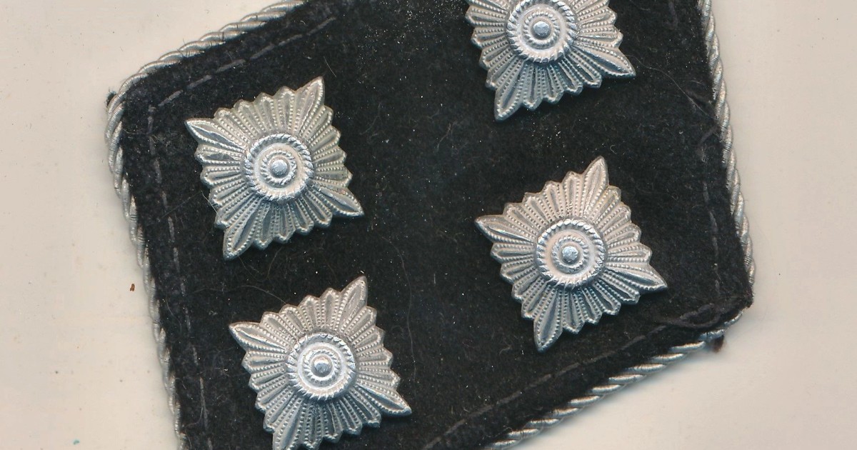 SOLD - SS Sturmbannführer Rank Collar Tab