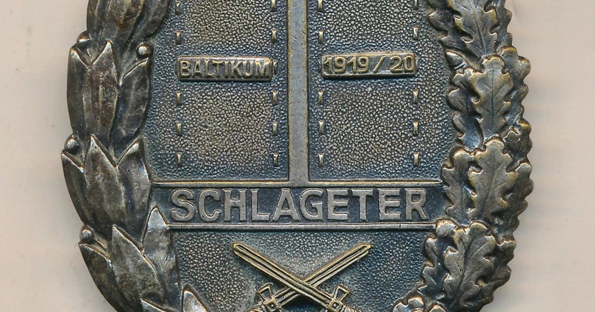 SOLD - Schlageter Badge