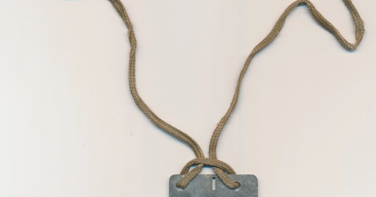 SOLD - Stalag IV B POW Identity Tag