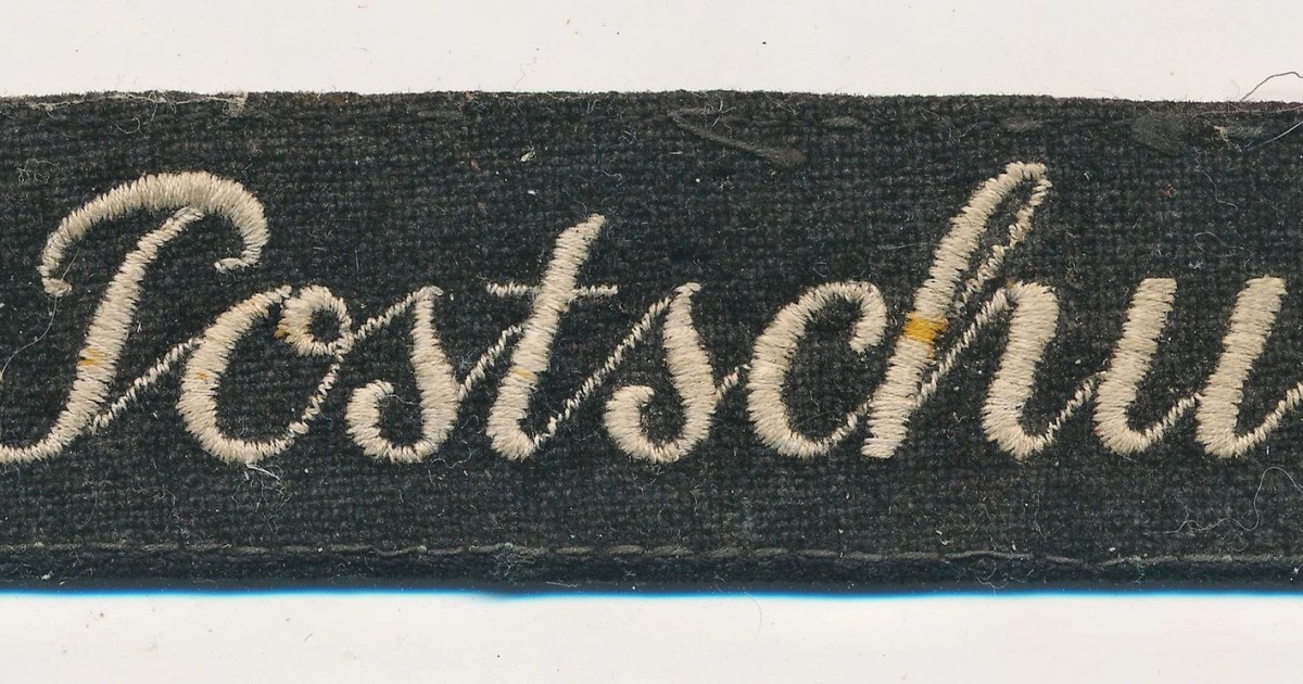SOLD - UNIFORM REMOVED SS-Postschutz Cuff Title