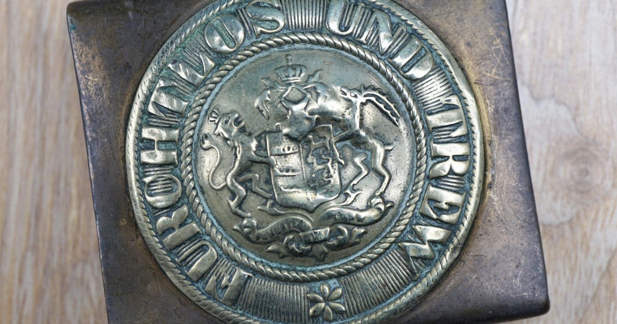 SOLD - Württemberg M1847 Enlisted Buckle