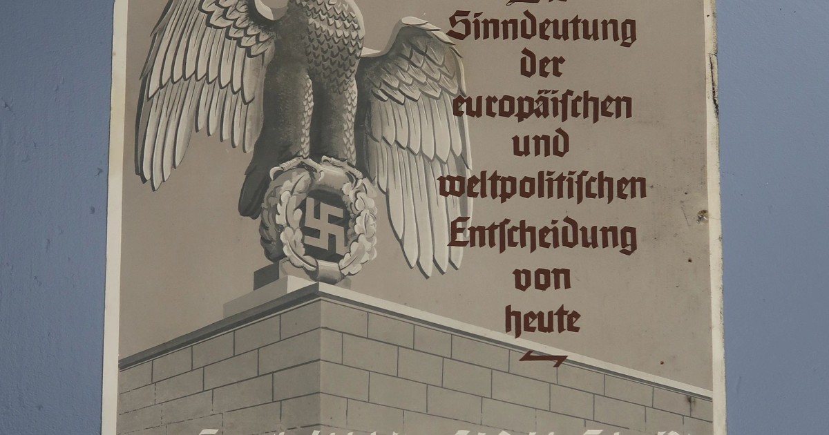SOLD - stunning Third Reich period NSDAP wall poster
