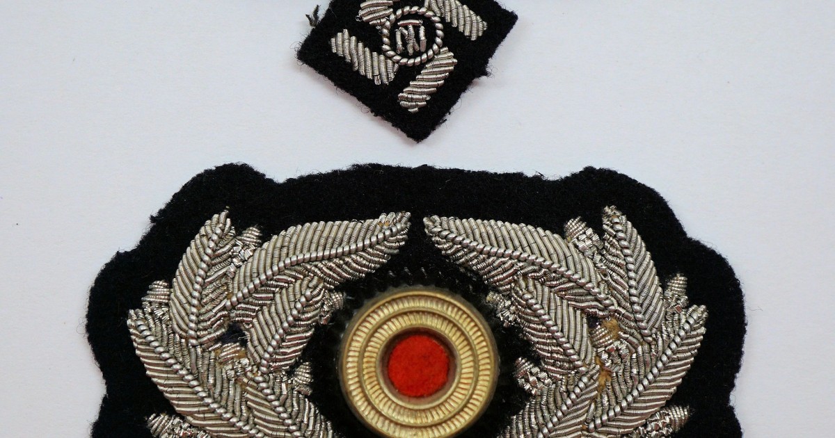TRADED - bullion TENO official visor cap insignia set