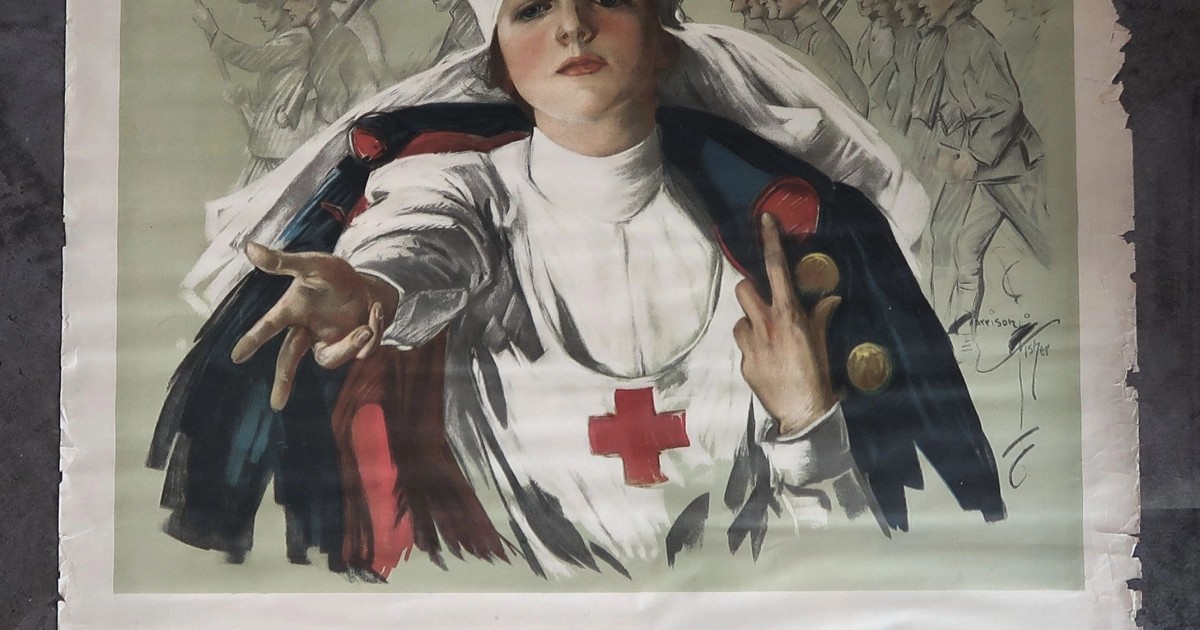 WW1 Have You Answered The Red Cross Christmas Roll Call? Poster