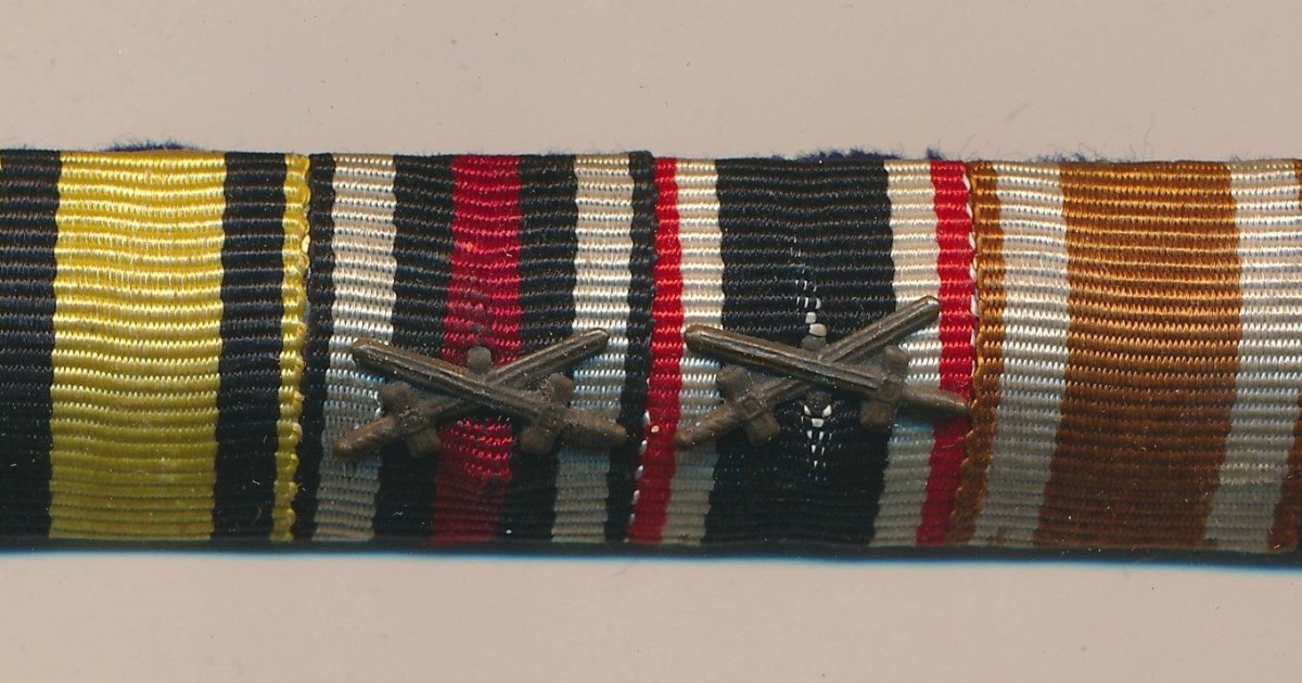 6 Place NSDAP Service Ribbon Bar