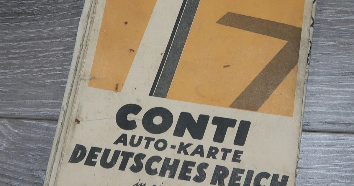 Deutsches Reich Road Map Pamphlet