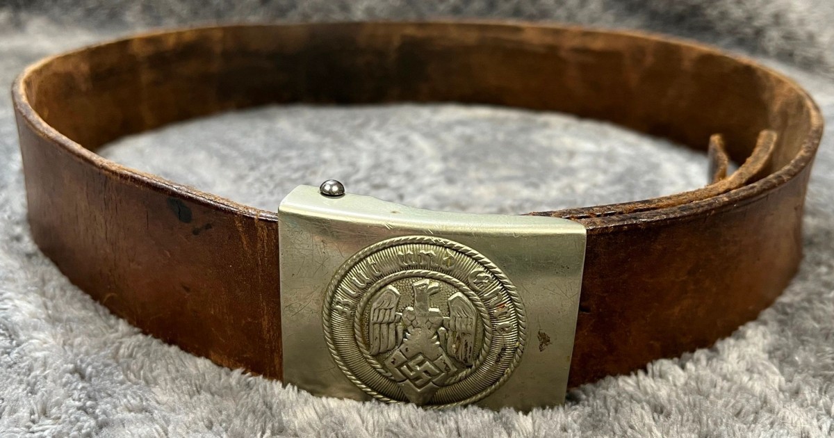 Hitler Youth Belt & Buckle in Nickel
