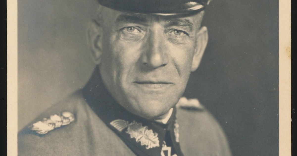 Postcard of Generaloberst Nikolaus von Falkenhorst