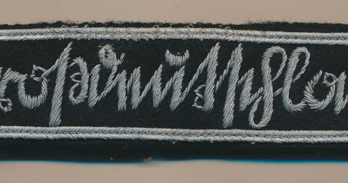 SOLD - Grossdeutschland Officer's Cuff Title in Bullion