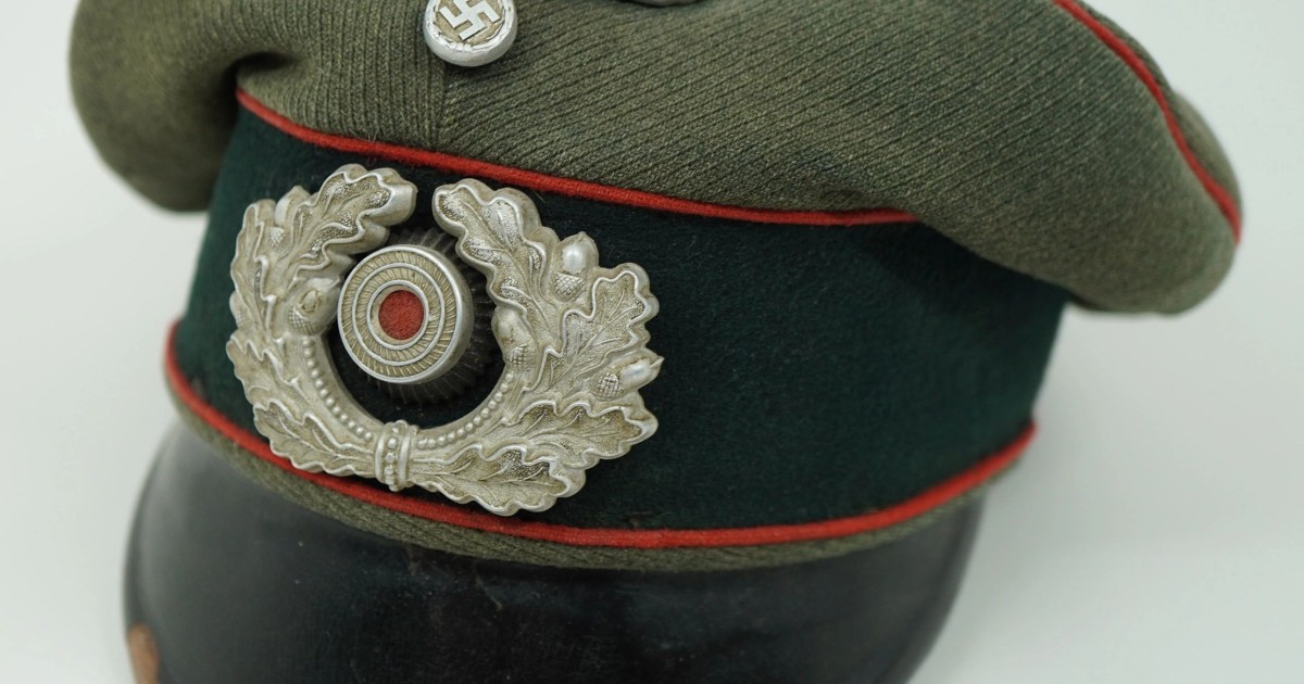 SOLD - Heer Crusher Style Enlisted Ranks Artillery Visor