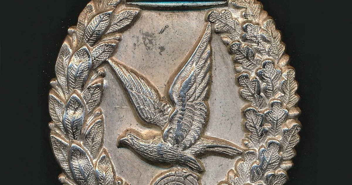 SOLD - RARE Interwar Era Imperial German Air Gunner Badge