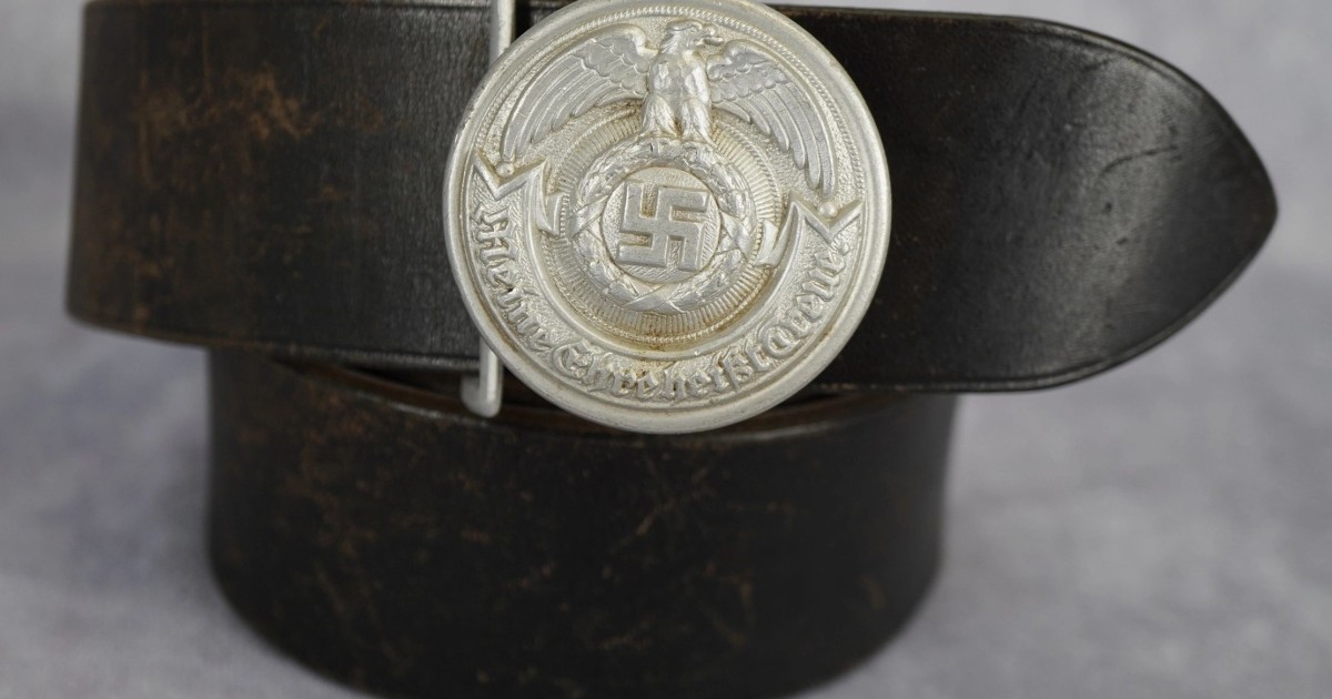 SS Officer Belt & Buckle in Aluminum by Overhoff