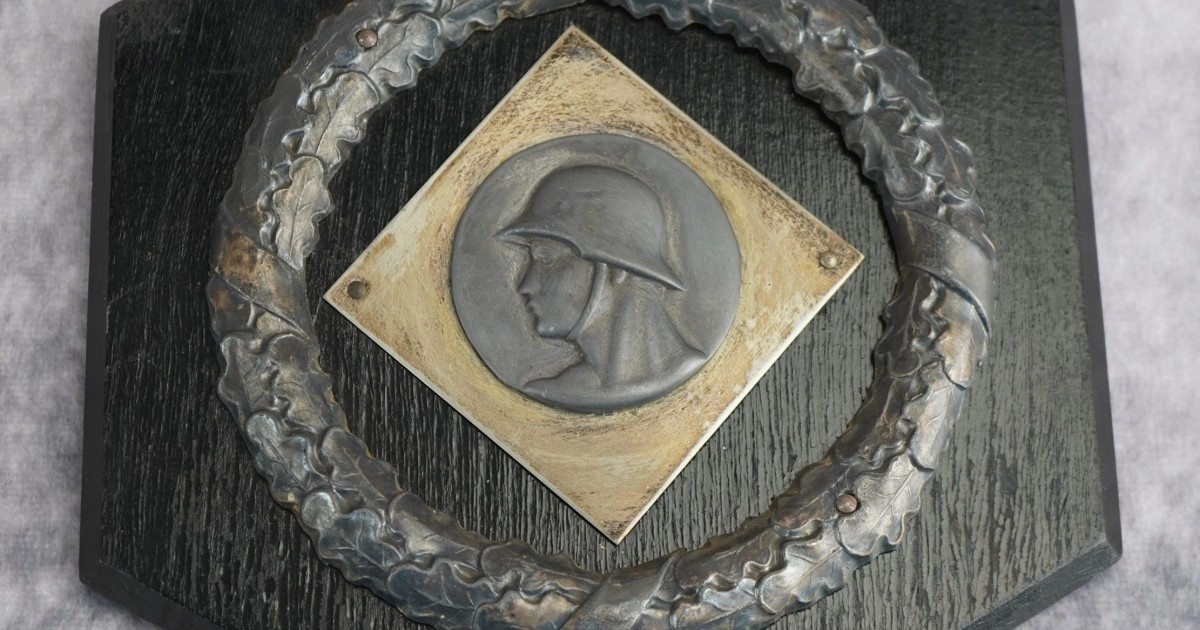 Third Reich era Shooting Competition Award Plaque