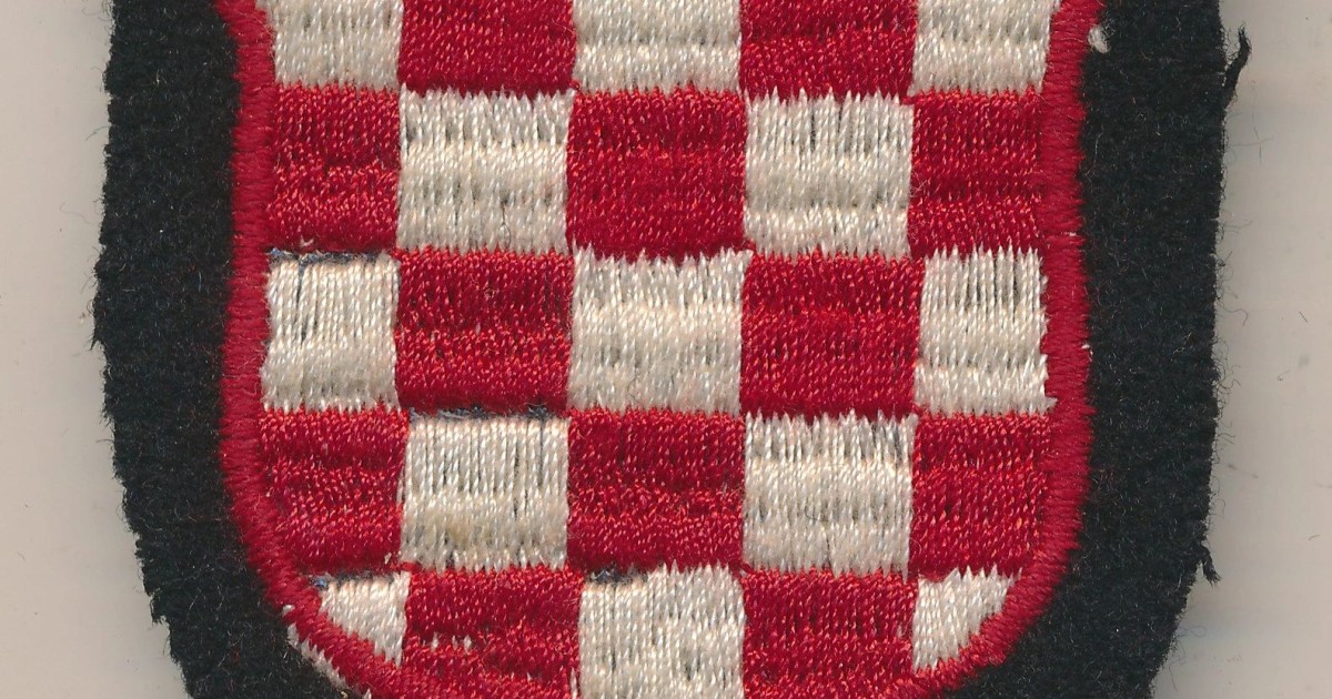 Croatian SS Volunteer Sleeve Shield
