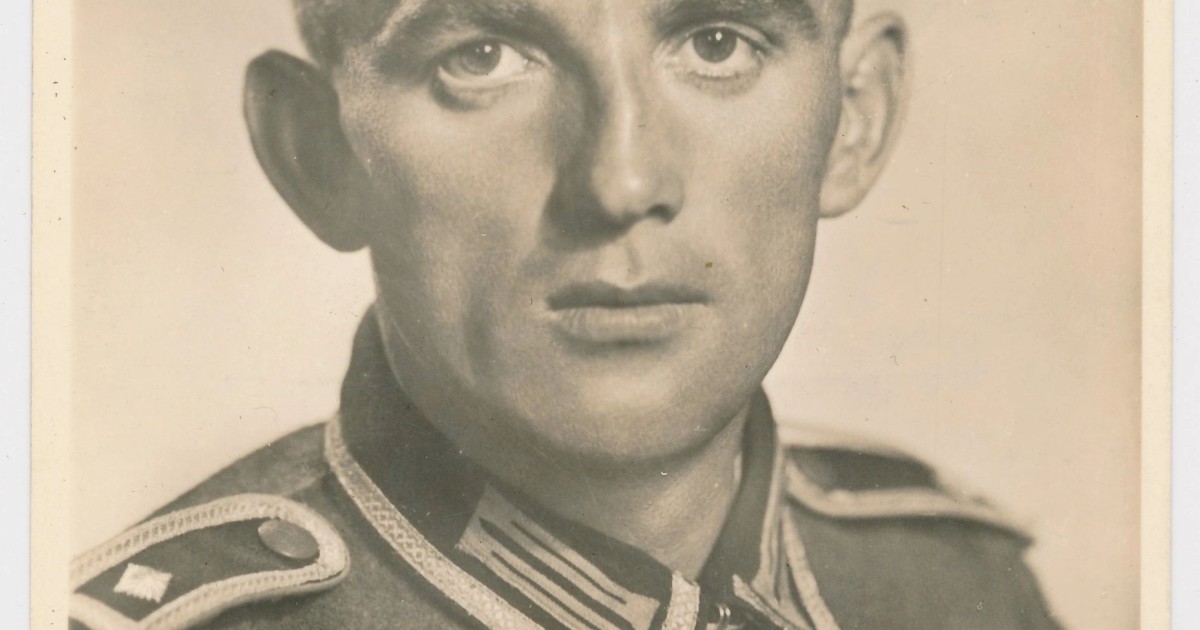 Heer Feldwebel Alfred Müller Postcard
