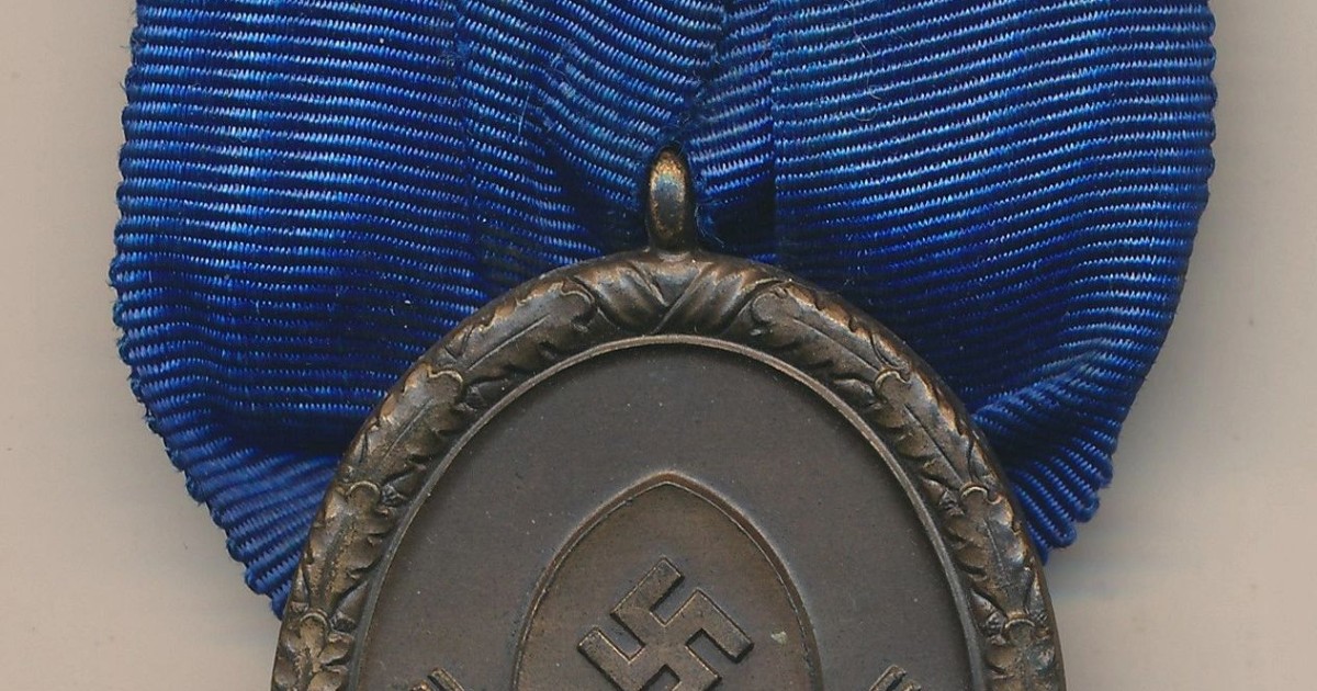 Parade Mounted Bronze RAD Service Medal