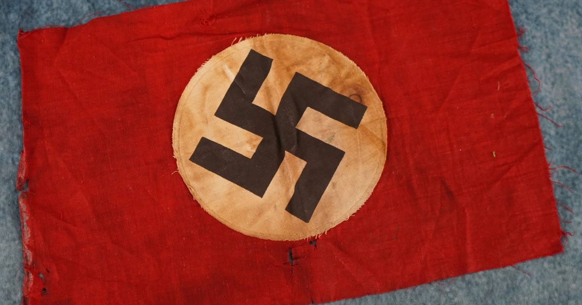 SOLD - Display Size Double Sided NSDAP Flag