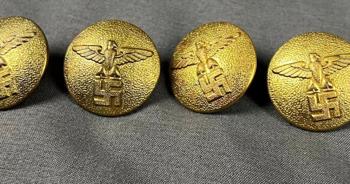 SOLD - Lot of 6 NSDAP Tunic Buttons